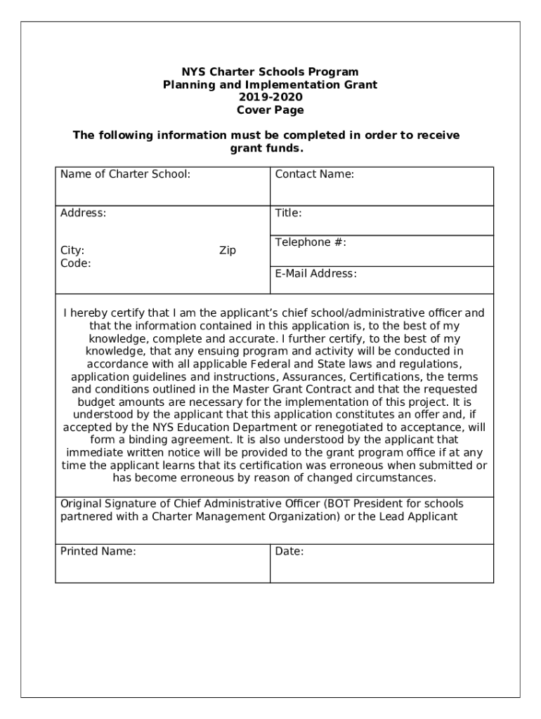 2017-18 CSP Grant Continuation Application - P-12 Doc Template | pdfFiller