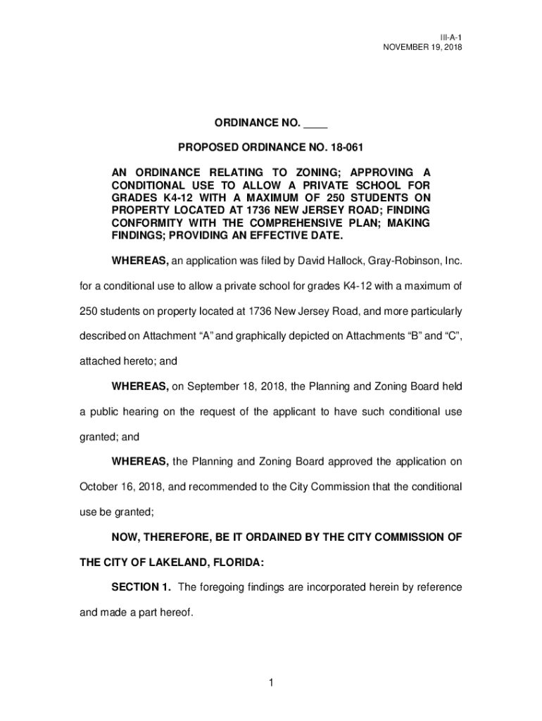 Fillable Online Local Zoning Ordinance Options for Conditional Use ...