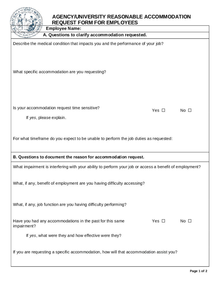 How Does the Reasonable Accommodation Process Work? Doc Template ...