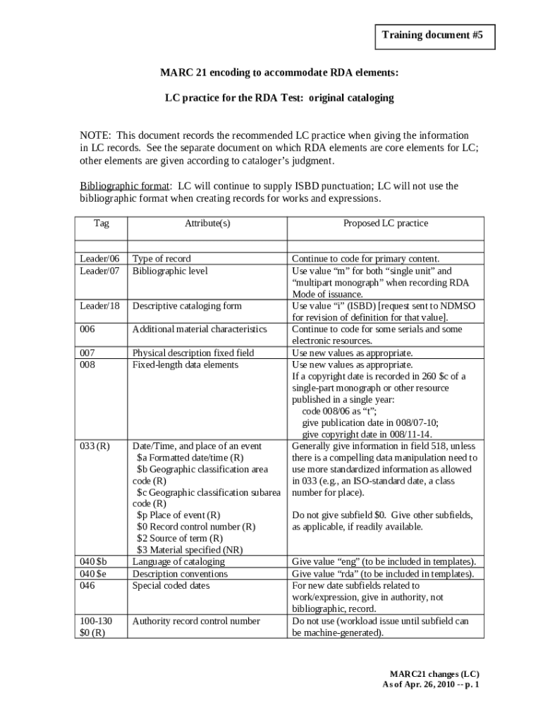 Best Practices for Cataloging DVD-Video and Blu Doc Template | pdfFiller