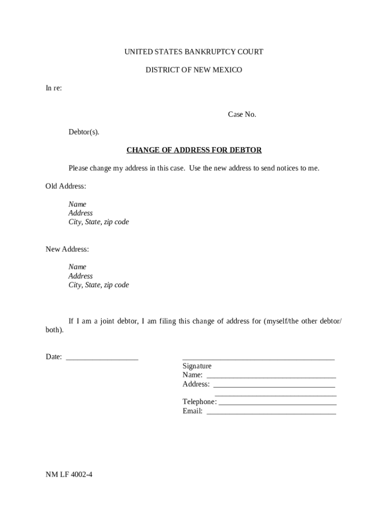 Change of Address.docx - nmb.uscourts.gov - nmb uscourts Doc Template ...