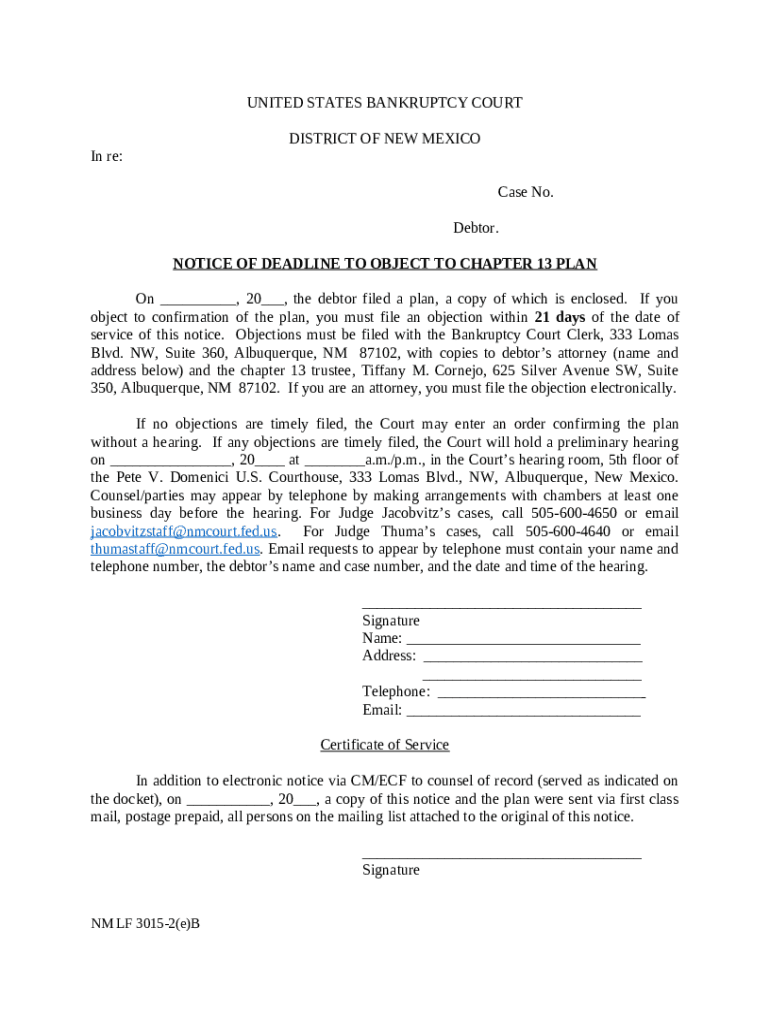 Proof Of Claim United States Courts - nmb uscourts Doc ... Doc Template ...