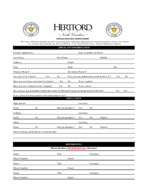 Fillable Online HC Employment Application revised.xlsx Fax Email Print ...
