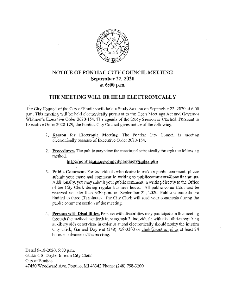 Fillable Online Public Hearing Notice Template - City of Merced Fax ...