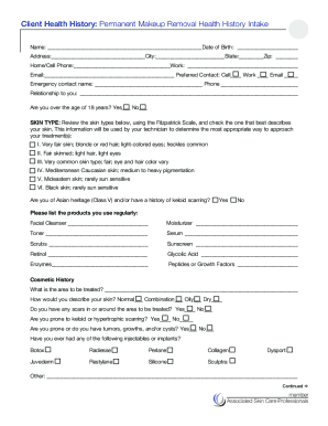 Fillable Online Forms ASCP SBH 07 - Laguna Med Spa: Beauty as an Art ...