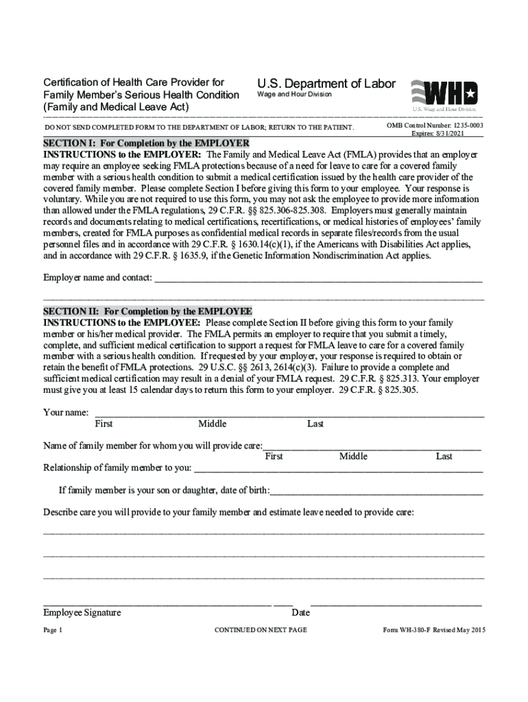 Fillable Online Acknowledgement of FMLA Packet Delivery - cloudfront.net Fax Email Print - pdfFiller