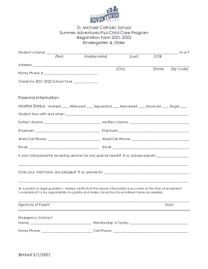 Fillable Online Chinook Learning Registration - Fill and Sign Printable ...