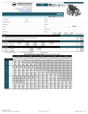 Fillable Online Alberta Aids to Daily Living Wheelchair Specification ...