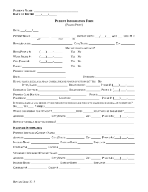 Fillable Online Patient Identification And Specimen Labeling Fax Email ...