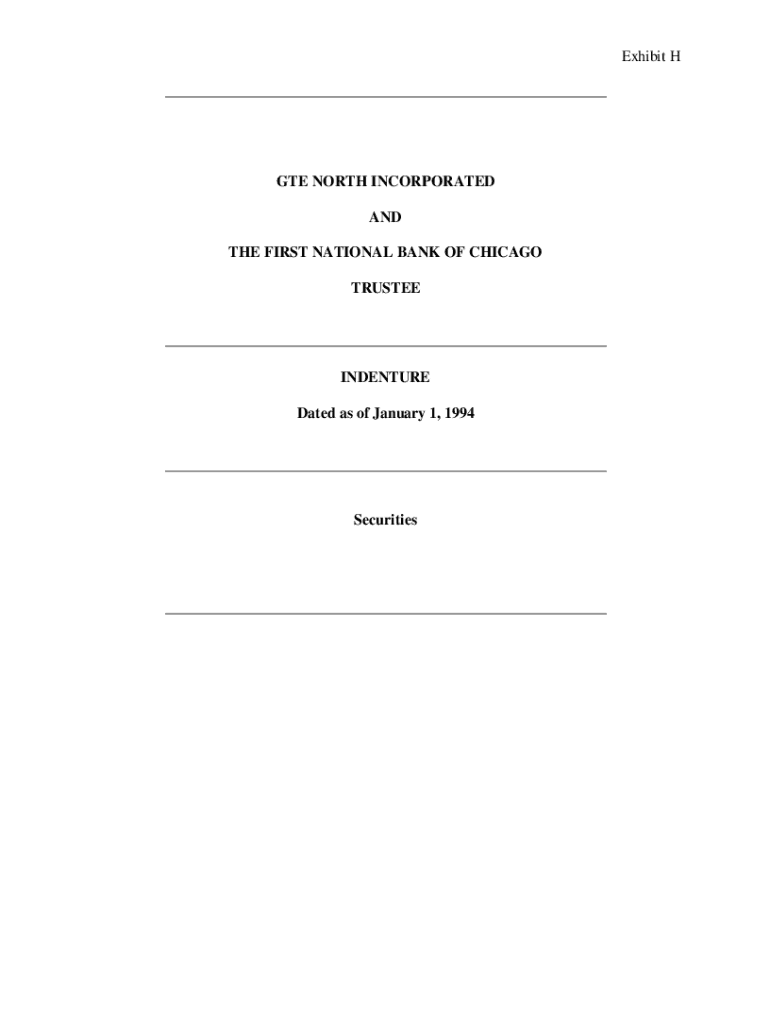 Fillable Online icc illinois Exhibit H GTE NORTH INCORPORATED AND THE ...