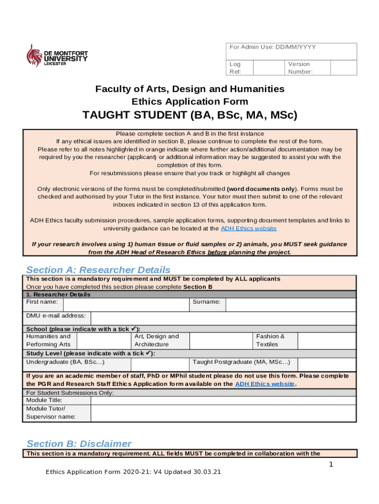 Online ADH Sample Ethics - Taught 19-20 v2 - De ... Doc Template ...