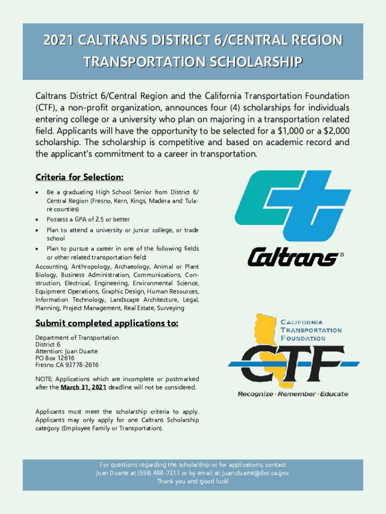 Fillable Online dot ca District 6Caltrans - California Department of ...