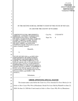 Fillable Online IN THE SECOND JUDICIAL DISTRICT COURT OF THE STATE OF ...