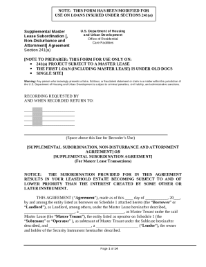 THE SNDA CLAUSE IN COMMERCIAL LEASINGSUBORDINATION, NON ... Doc ...