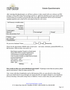Fillable Online What is a questionnaire - Definition, samples and ...