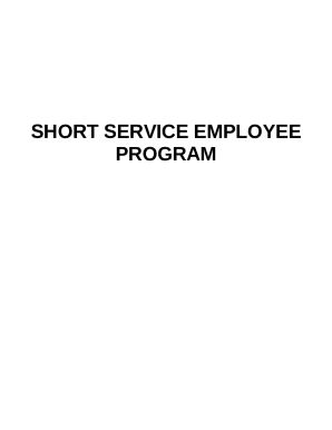 Short Service Employee Program Safe Work Practice (SWP) Doc Template ...