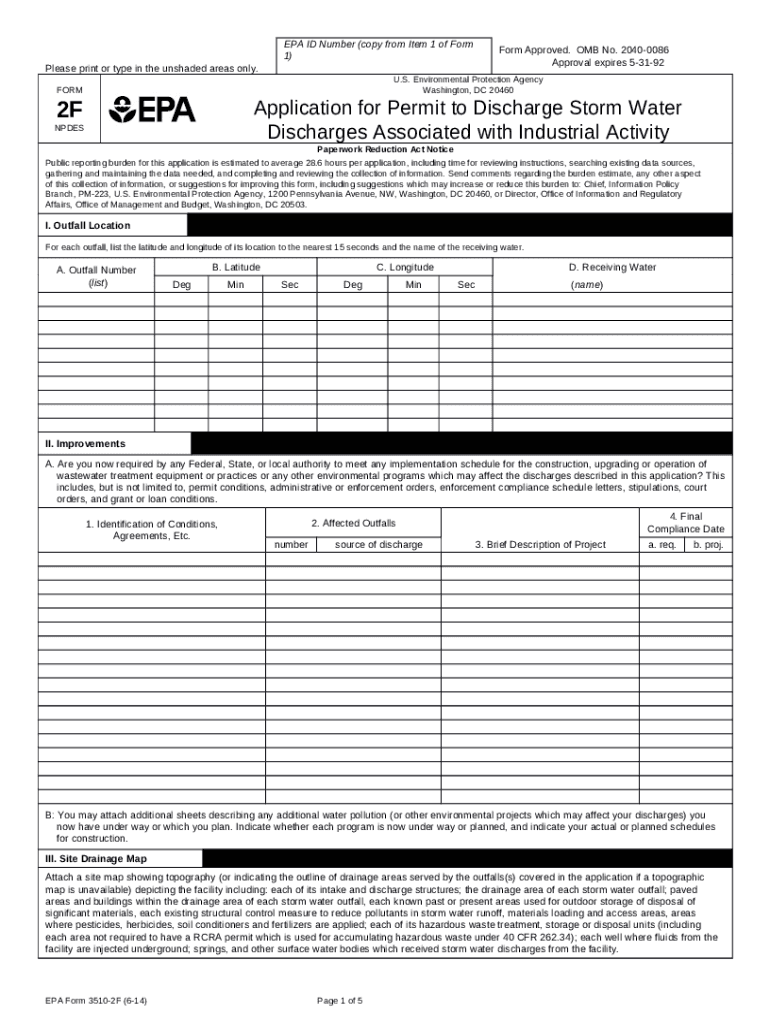 NPDES 2E - Facilities Which Do No Discharge Process Wastewater. NPDES ...