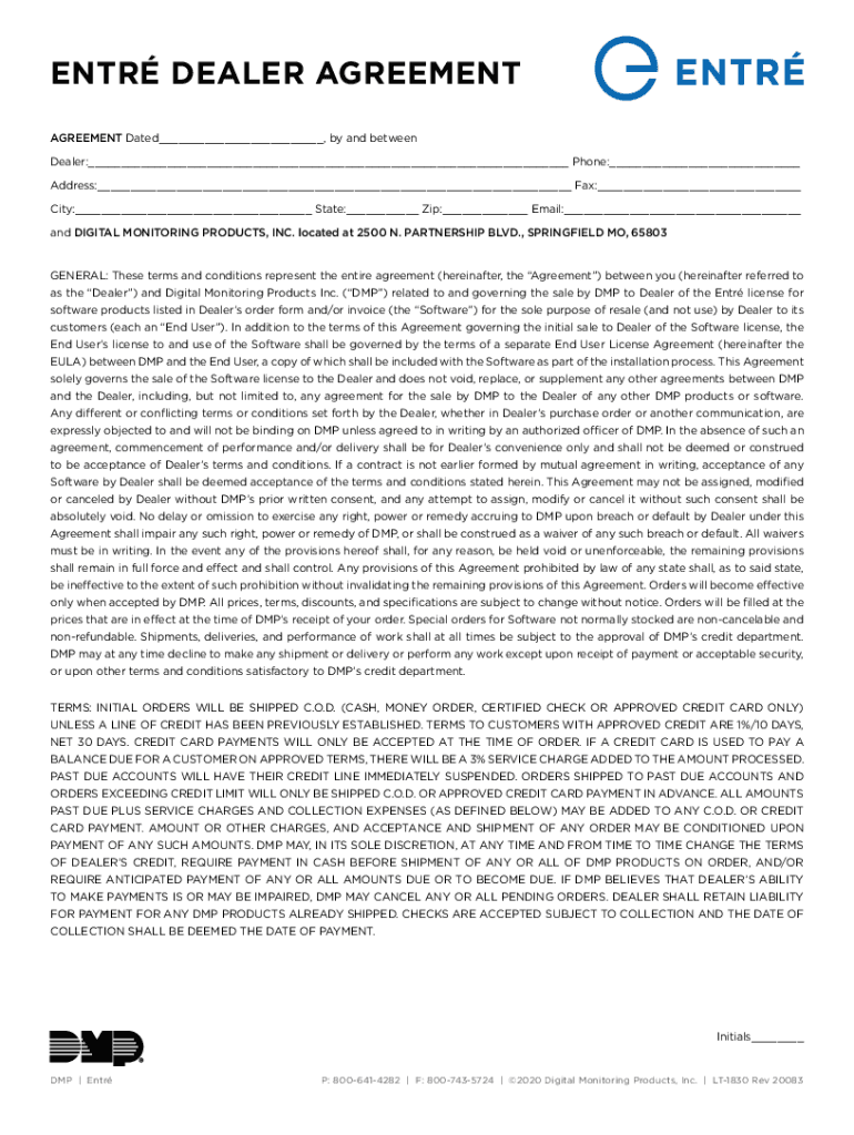 Fillable Online ETR AGREEMENT - Serving Dealers Across GA Fax Email ...