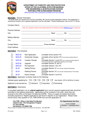 Fillable Online osfm fire ca California - Office of the State Fire ...