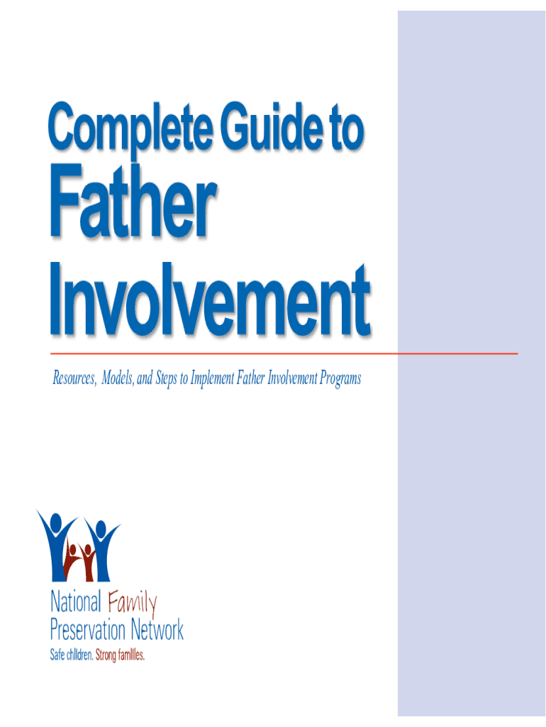 Fillable Online Fathers Involvement With Their Children: United States ...