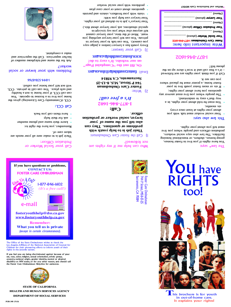 Fillable Online PUB 395, You Have Rights Too!. PUB 395 Fax Email Print ...