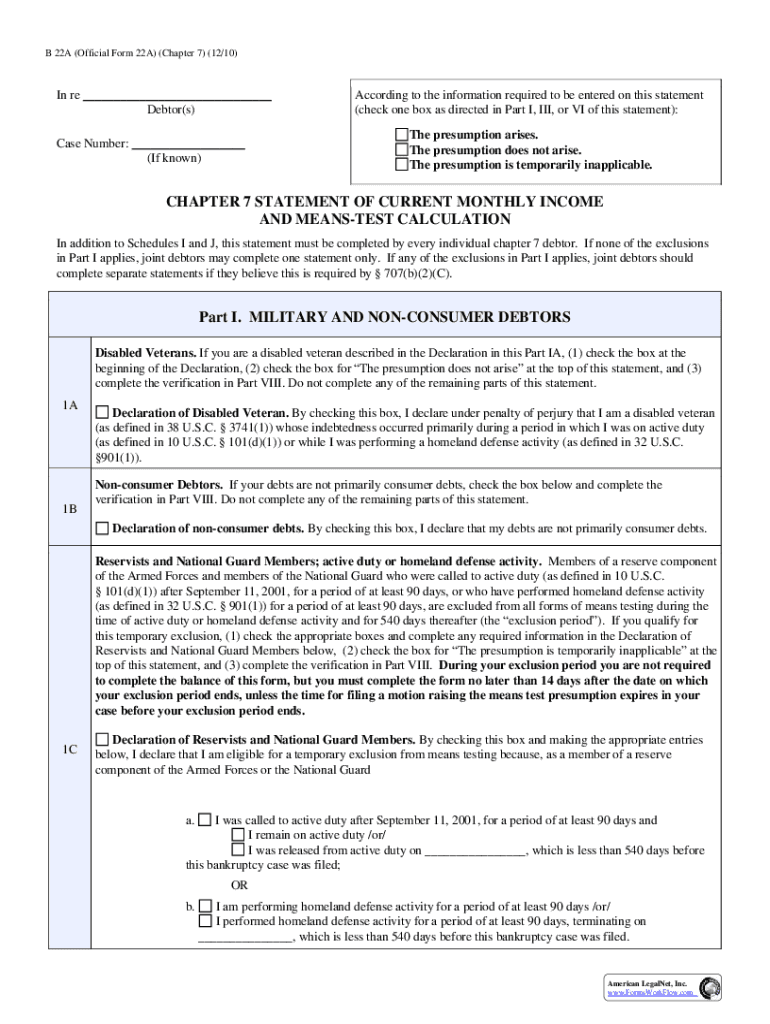 Fillable Online Form 22a - Fill Online, Printable, Fillable ...