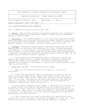 Fillable Online Environmental Standard Operating Procedures (ESOP ... Fax Email Print - pdfFiller