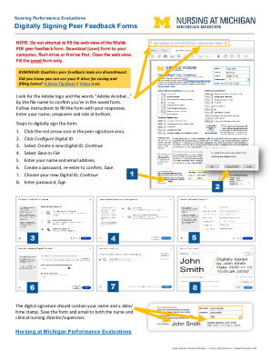 Fillable Online Nursing Performance Evaluations Tip Sheet Digitally ...