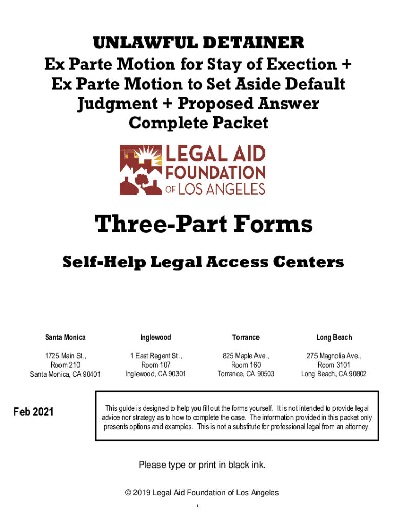 Fillable Online Ex Parte Motion For Default Judgment Fax Email Print ...