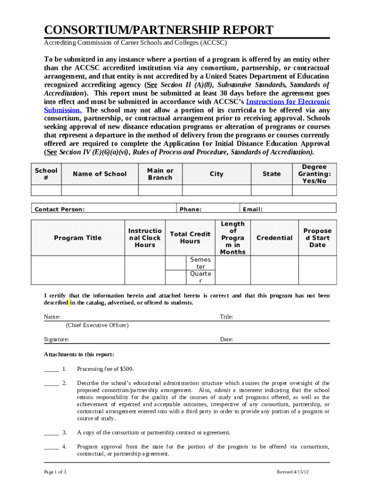 SUBPART - Standards for Participation in Title IV, HEA ... Doc Template ...