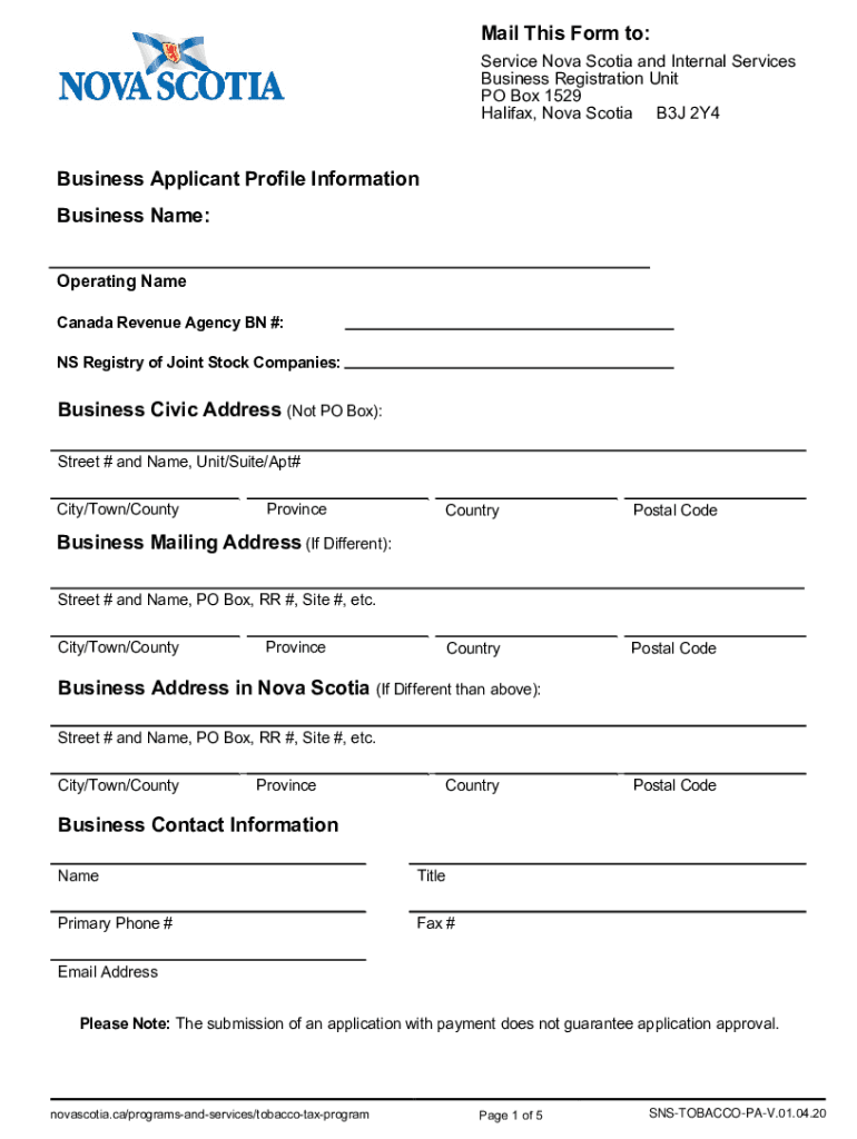 Fillable Online Rebate Based on Provincial Portion of HST ... - Nova Scotia Fax Email Print ...