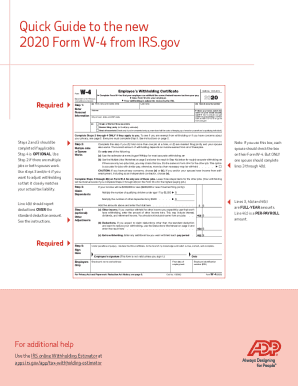 Fillable Online IRS Statement on Form W-4Internal Revenue Service Fax ...
