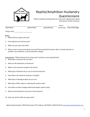 Fillable Online Leopard Gecko Care Sheet: Your One Stop ... - Reptile ...