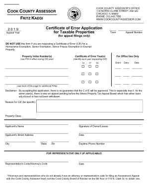 Fillable Online Cook County Assessors Office: Property Taxes 101 Fax ...