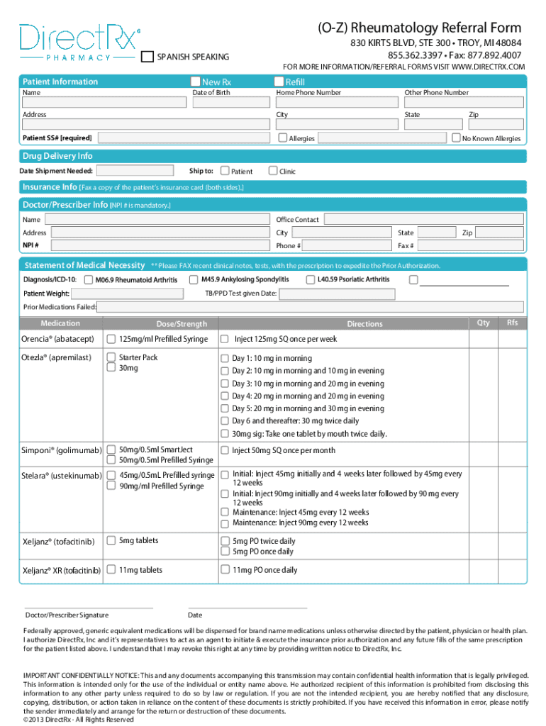 Fillable Online Specialty Care Albertsons Fax Email Print - pdfFiller