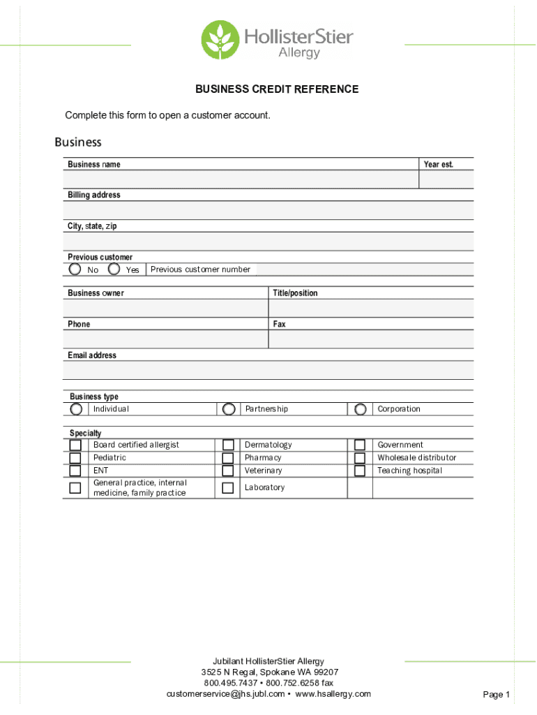 Fillable Online Bank Credit Reference Form LetterSample Bank Credit ...