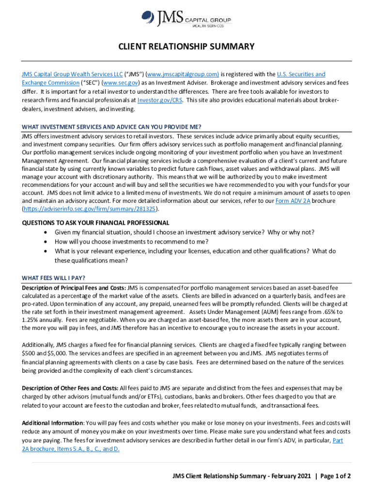 Fillable Online JMS Form CRS - 2.2.21.docx Fax Email Print - pdfFiller