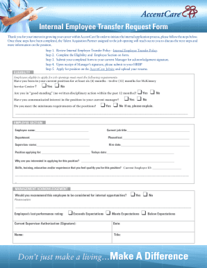 Fillable Online Internal Employee Transfer Request Form - Jobvite ...