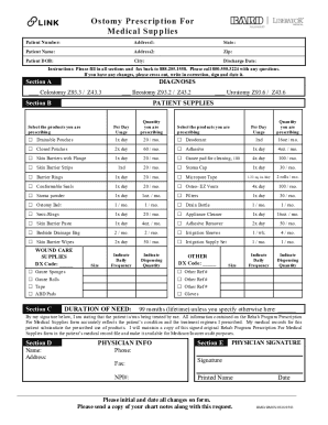 Fillable Online LMS-Ostomy-Prescription-Order Form Fax Email Print ...