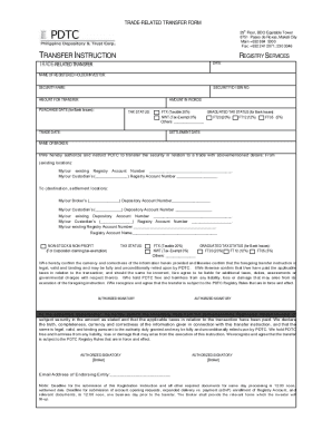 Fillable Online Trade Transfer Form2019 Fax Email Print - pdfFiller