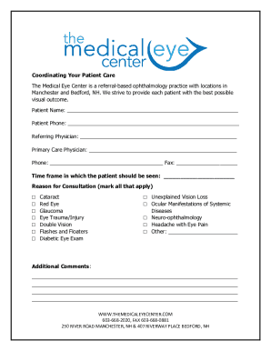 Fillable Online Medicare coding: differentiating eye exams vs. medical ...