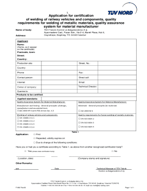 Fillable Online Certification for Welding of Railway Vehicles and ...