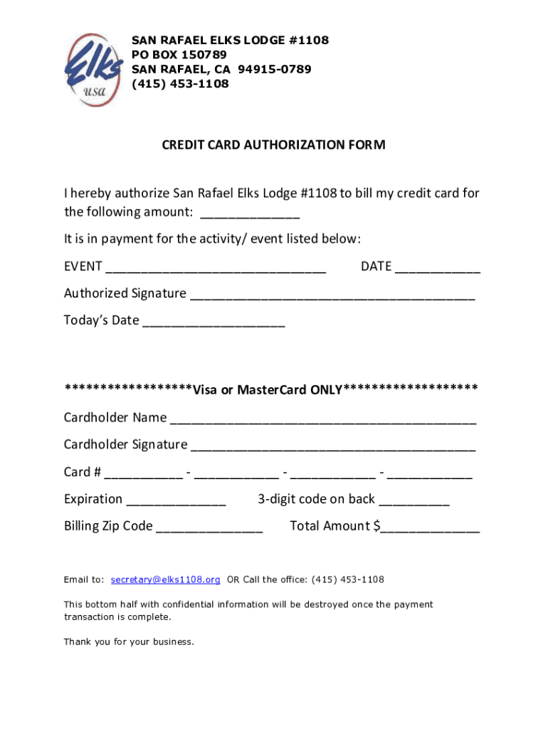 Fillable Online Elks.org :: Lodge #1108 Contact Us Fax Email Print ...