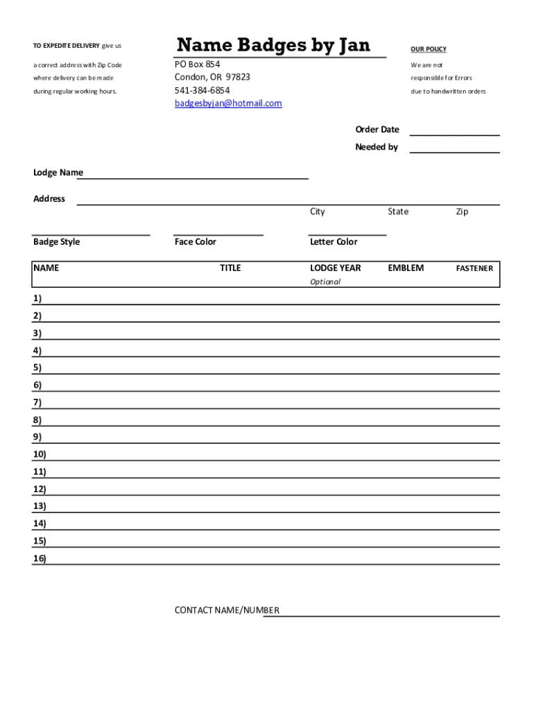 Fillable Online Request Letter For Shipping Address Correction ... Fax ...