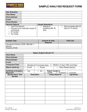 Fillable Online Sample Disposition: Fax Email Print - pdfFiller