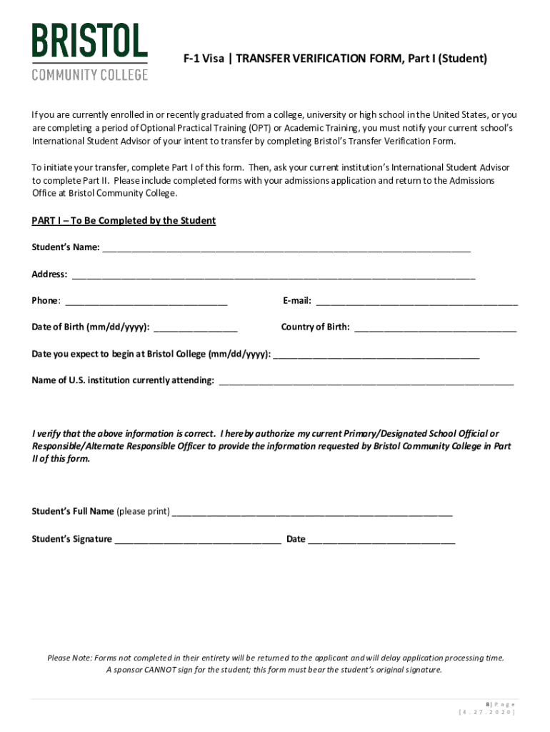 Fillable Online F-1: Academic Student Visa - USCIS Guide Fax Email ...