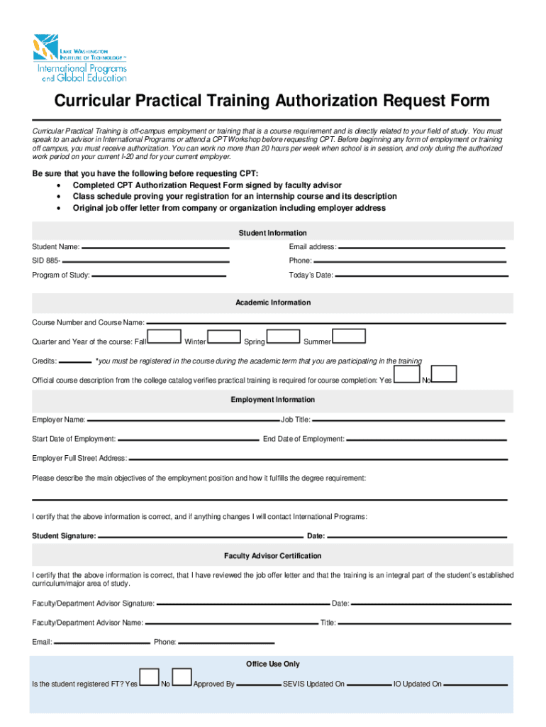 Fillable Online CPT Request Form. CPT Request Form Fax Email Print - pdfFiller