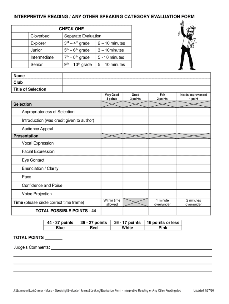 Fillable Online Speaking test evaluation sheet - SlideShare Fax Email ...