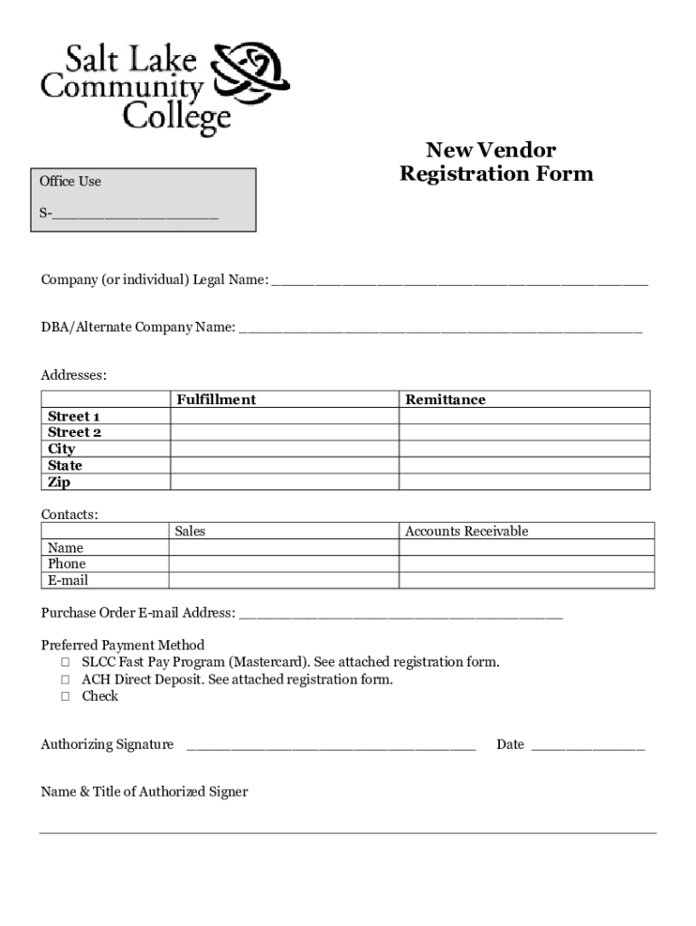 Fillable Online NEW VENDOR INFORMATION SHEET PACKAGE Fax Email Print - pdfFiller
