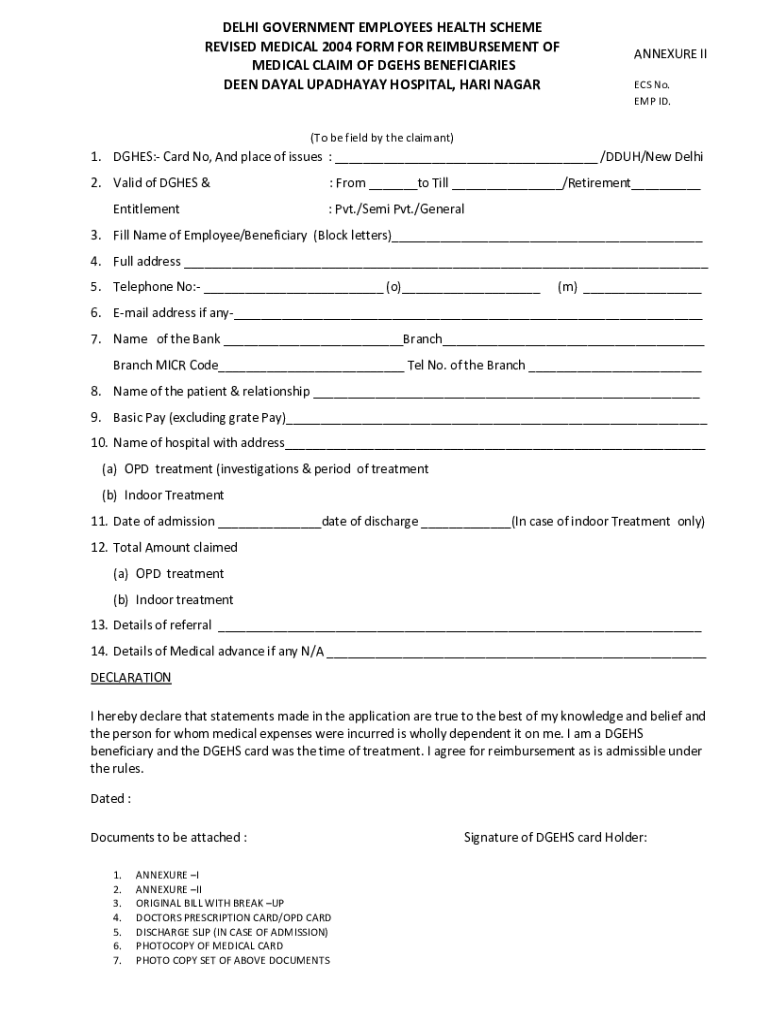 Fillable Online Health & Family Welfare - Downloadable forms Fax Email ...